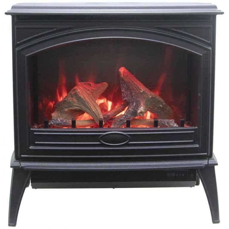 Cast Iron Freestand Electric Fireplace | Amantii Electric Fireplaces