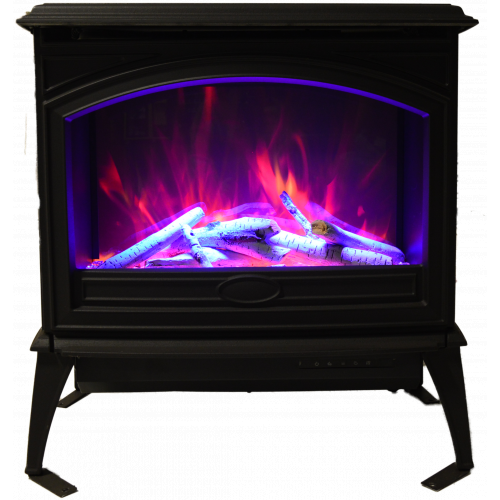Cast Iron Freestand Electric Fireplace | Amantii Electric Fireplaces