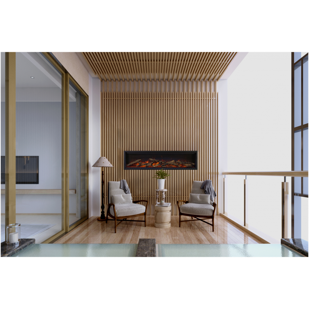 Amantii Symmetry Lumina Electric Fireplace | Amantii Electric Fireplaces
